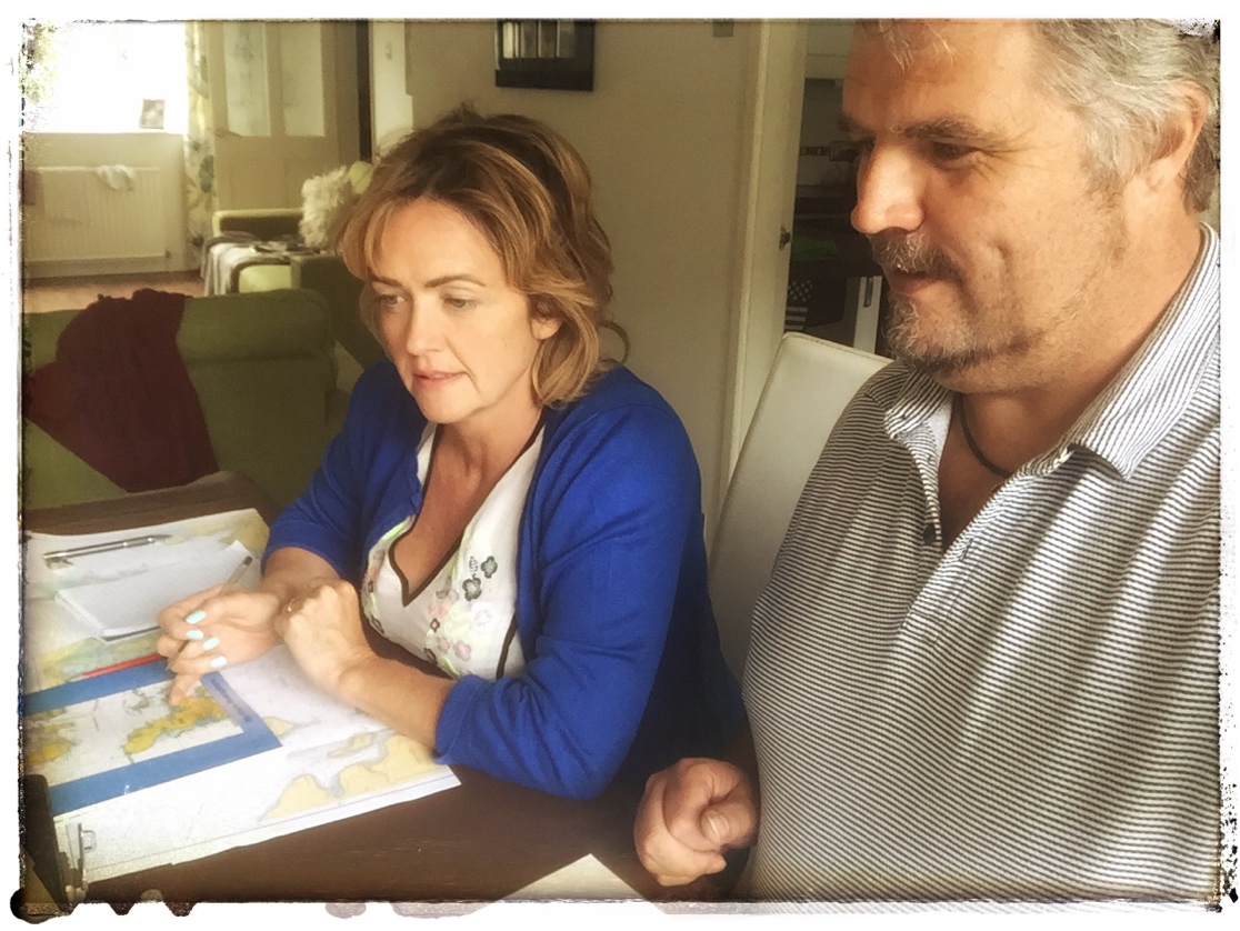 Learning all about tidal diamonds - Carl and Jenny